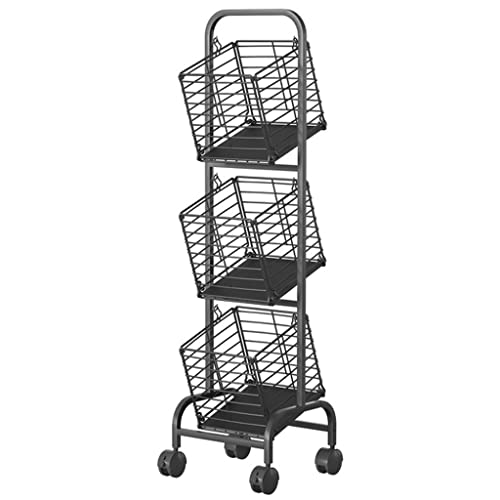SLNFXC Kitchen Shelf Vegetable Rack Multilayer Detachable Organize Snack Basket