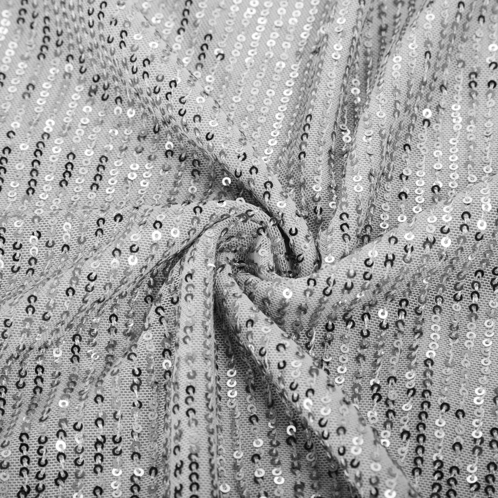 GRACE KARIN Women's Sleeveless Sparkle Shimmer Camisole Vest Double Strap Sequin Tank Tops Silver Grey