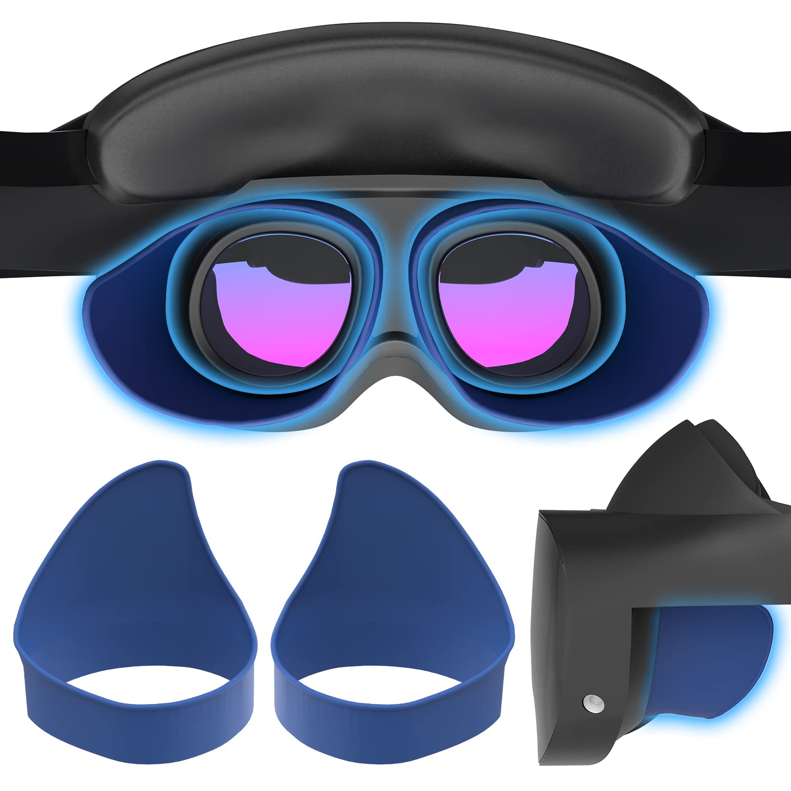 Light Blocker Compatible for Meta Quest Pro, Lens Hood, Shading Cover with Meta Quest Pro.(black)