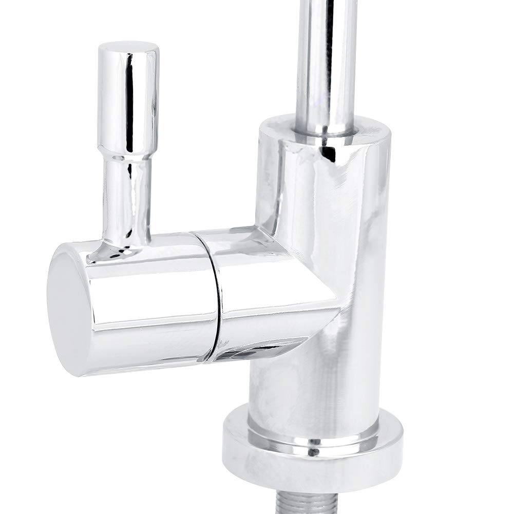 idalinya Water Faucet Basin Bathroom Tap 1/4'' Zinc Alloy Kitchen Faucet Tap Chrome Reverse Osmosis Ro Drinking Water Filter