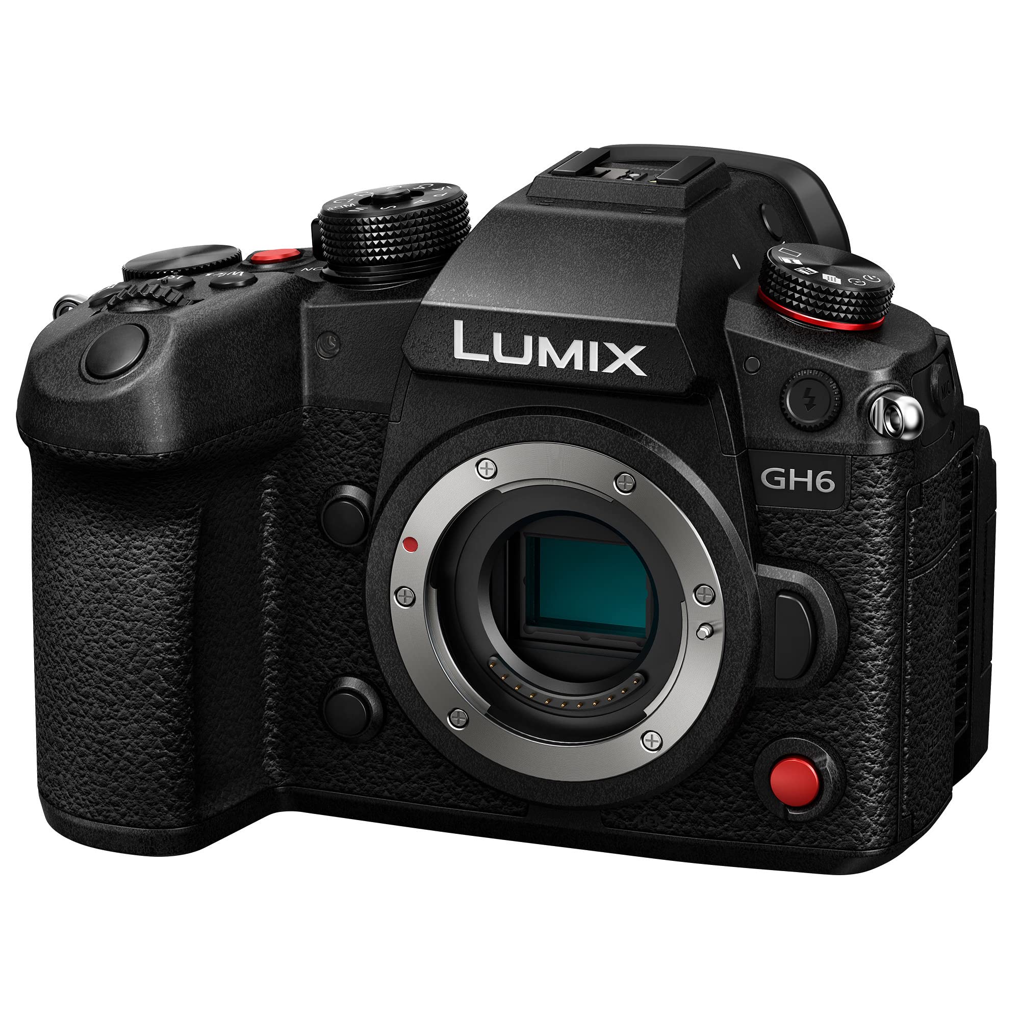 Panasonic LUMIX GH6 Mirrorless Camera Body with Panasonic H-ES12060 LUMIX G Leica DG Vario-Elmarit 12-60mm Bundle (2 Items)