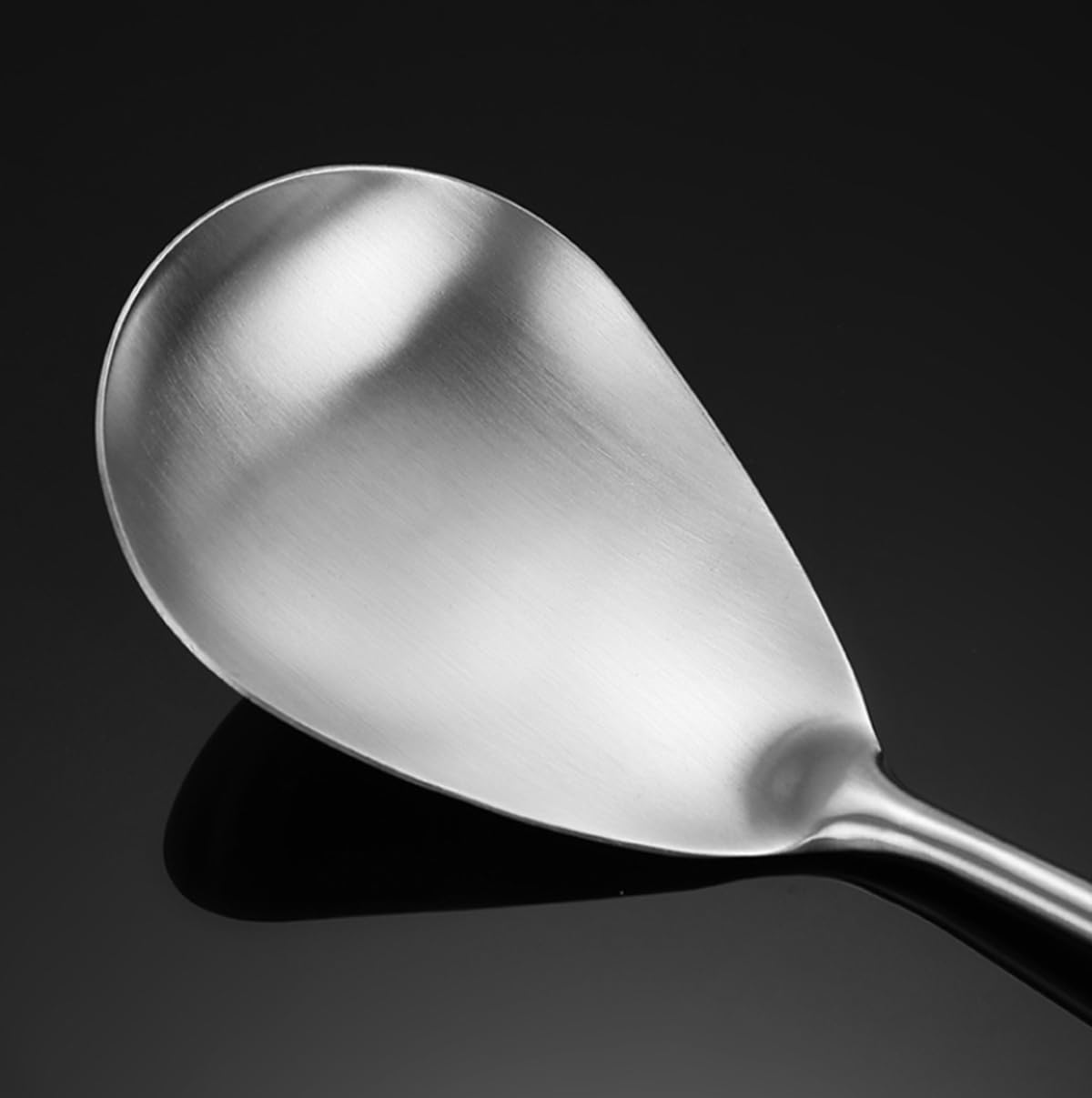 Rice Scooper Spoon Stainless Steel Serving Ladle,Dinner Spoon Serving Spoon, 304 Stainless Steel 12.5 Inch Premium Brushed Stainless Steel Large Serving Spoon Kitchen Tool