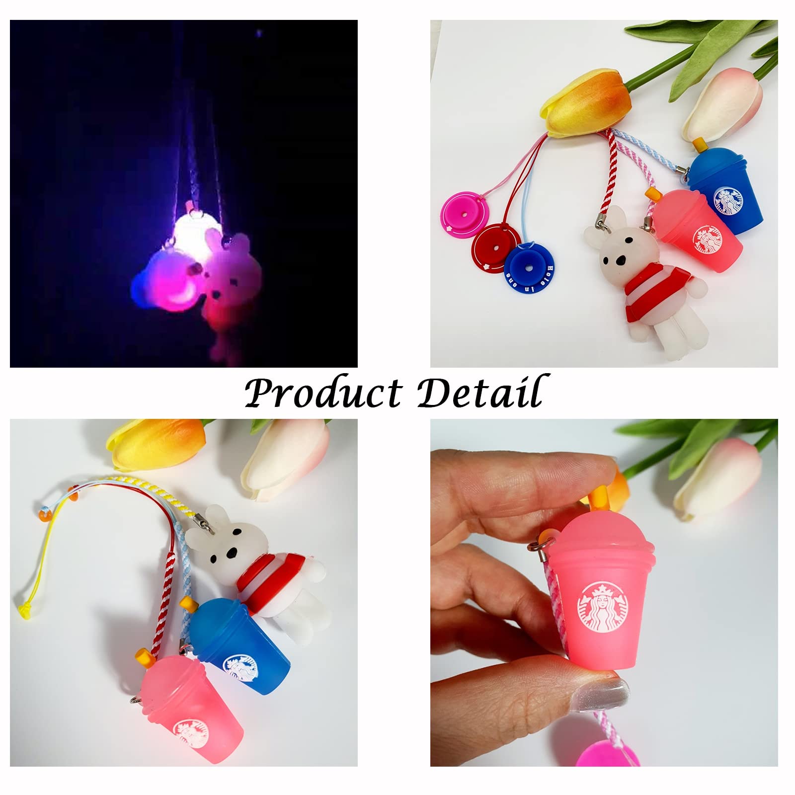 LED Rabbit and Star Tea Room Buddy Ring 3 Types 1set Tee Hanger Buddy Butterfly Golf Tee Flower Caddy Supplies Money Clip Putter Keeper (Putter Keeper)