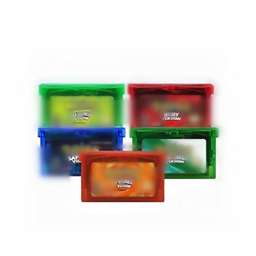 LEDFON The Game Card is Used for Portable Game Console and is Compatible with GBM/GBA/SP/NDS ND.SL System (Size : One Set of Five Models)