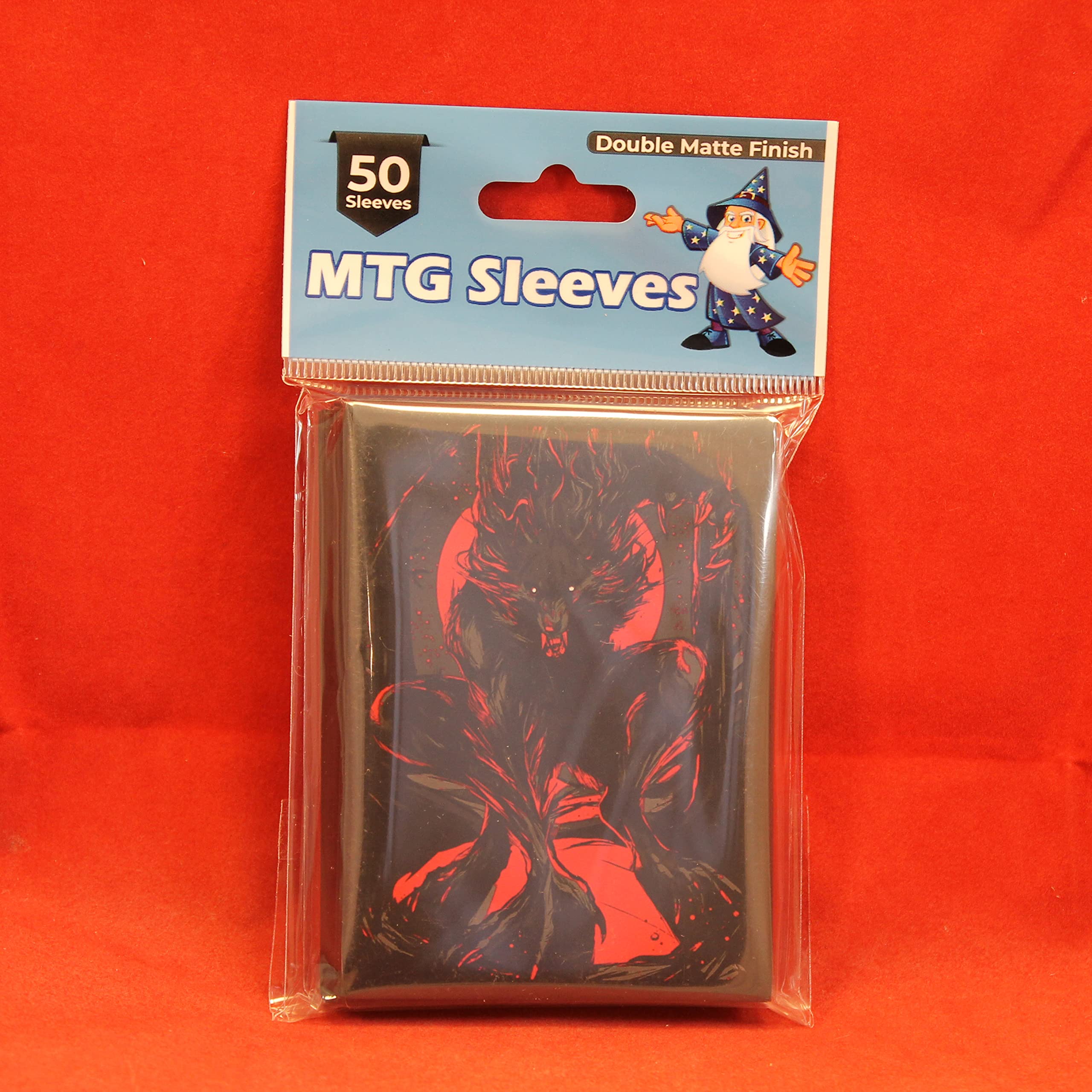 MTG Sleeves 50 MTG Standard Card Sleeves Deck Protector - Werewolf Luna
