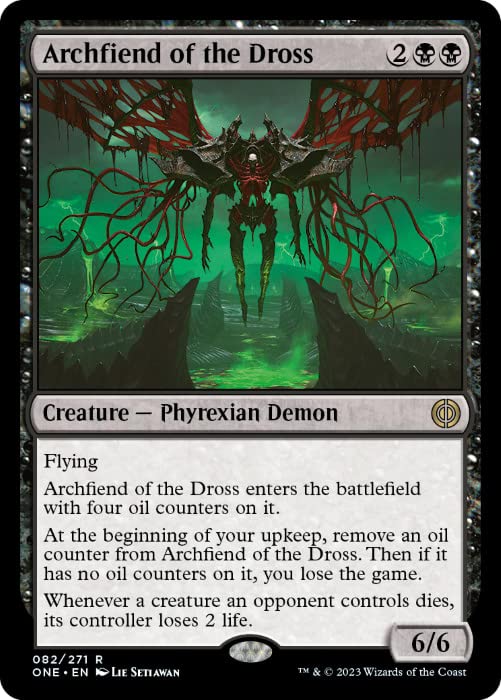 Magic: the Gathering - Archfiend of The Dross (434) - Compleat - Foil - Phyrexia: All Will Be One