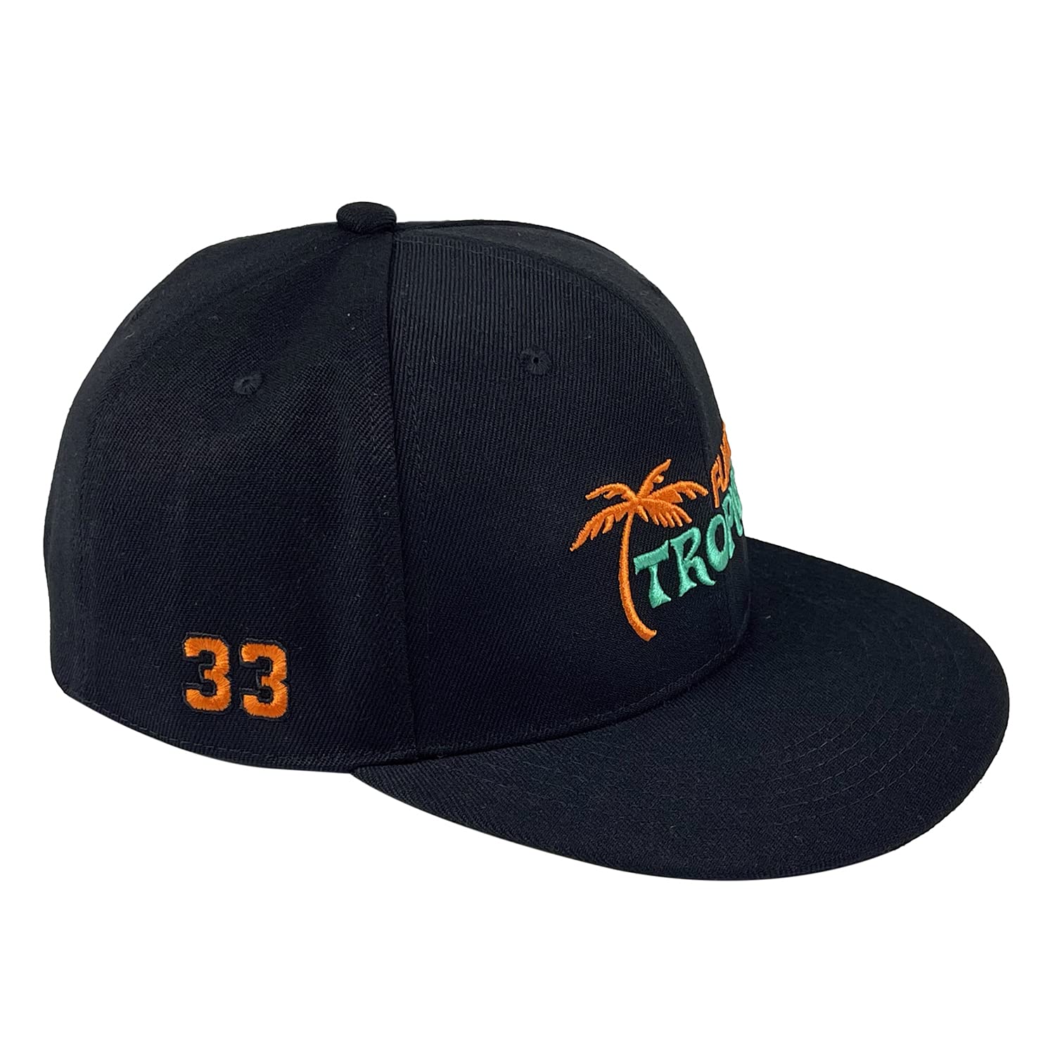 Kaleid Flint Tropics Baseball Cap 33# Moon Dad Hat Movie Hip Hop Rap Adjustable Embroidered Snapback Hat Black