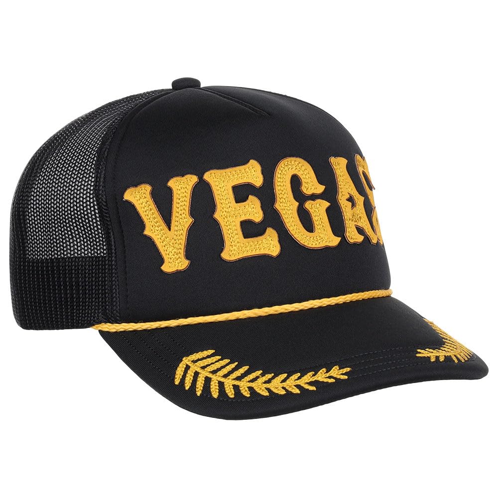 Local Crowns Nevada Views 2.0 Trucker Adjustable Snapback Hat Black