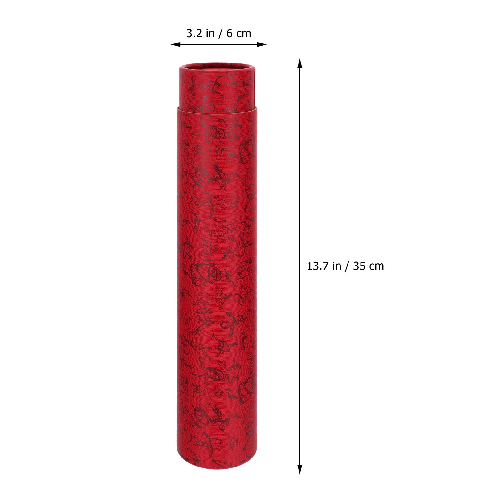 VILLCASE Paper Poster Tube, Mailing Tubes Shipping Calligraphy Painting Document Tubes Kraft Storing Tube Holder, Round Storage Tube for Map Posters Documents