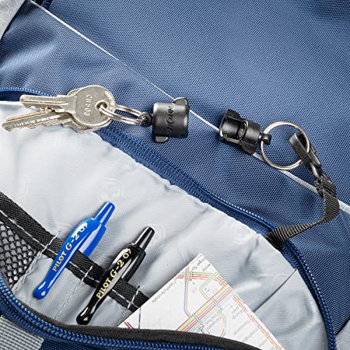 Nite Ize Polycarbonate Keyring 360 Magnetic Quick Connector, Magnetic Locking Split Rings for Keys