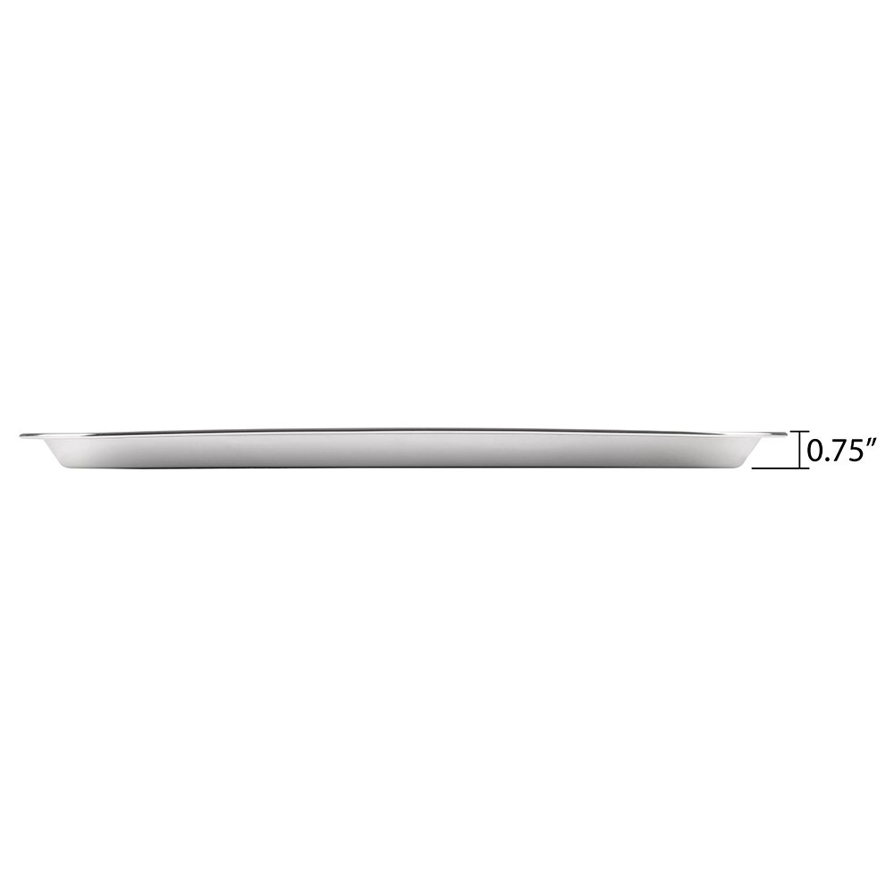 Lindy's 8W20 heavy baking sheet, 12.25" x 16.75", silver