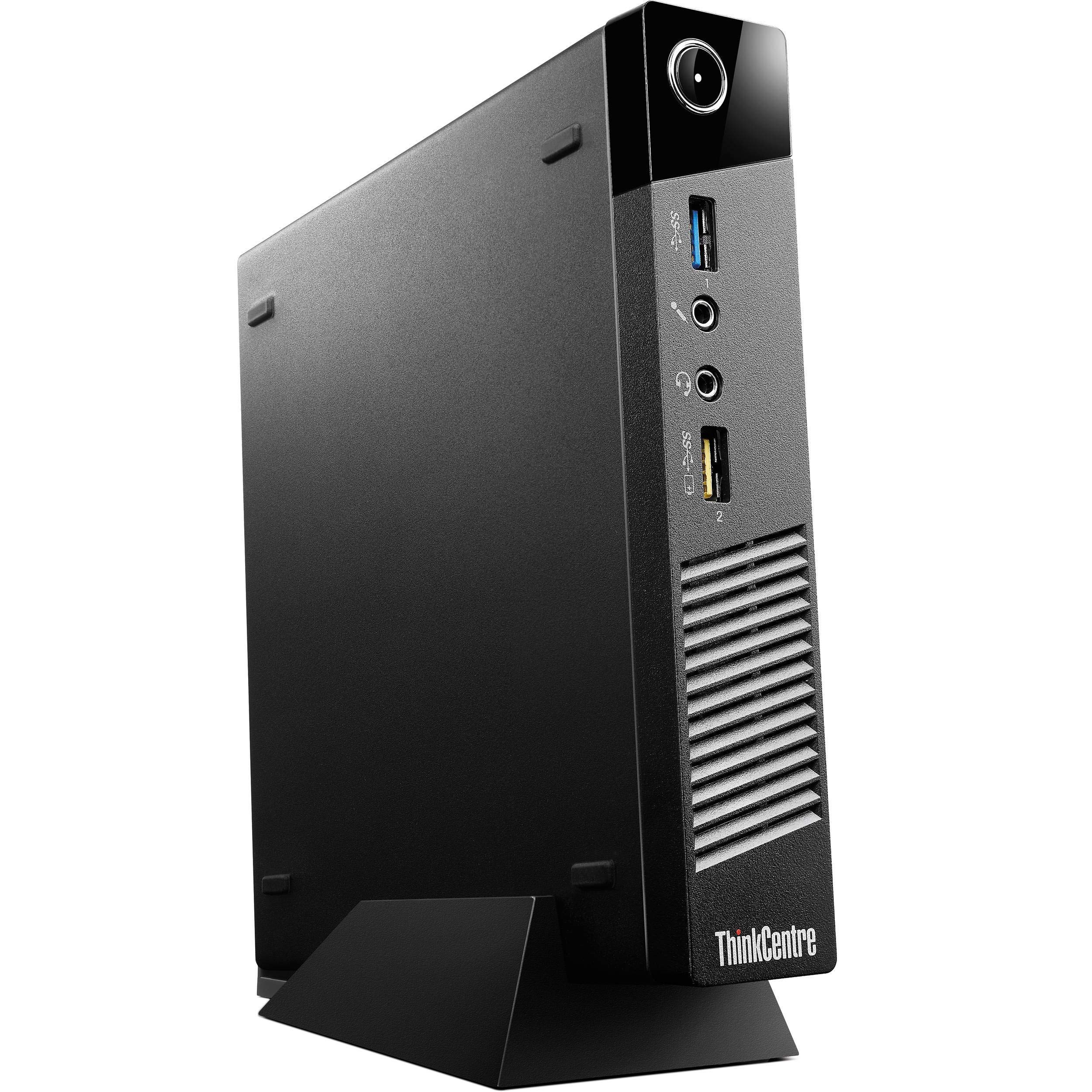 Lenovo ThinkCentre M73 Tiny Desktop, Intel Core i5-4570T, 4GB RAM, 500GB HDD, Windows 10 Pro, Includes Wired Keyboard & Mouse, M73T-4-500-W10P (Renewed)