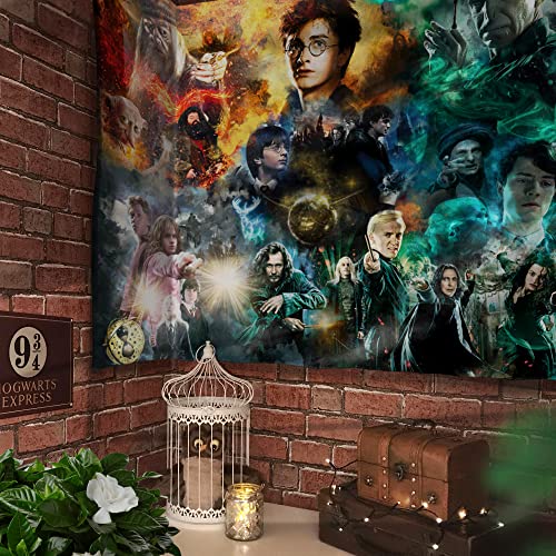 JUMANT Potter Tapestry - Harry Tapestry - Magical Tapestry - 59x51 In