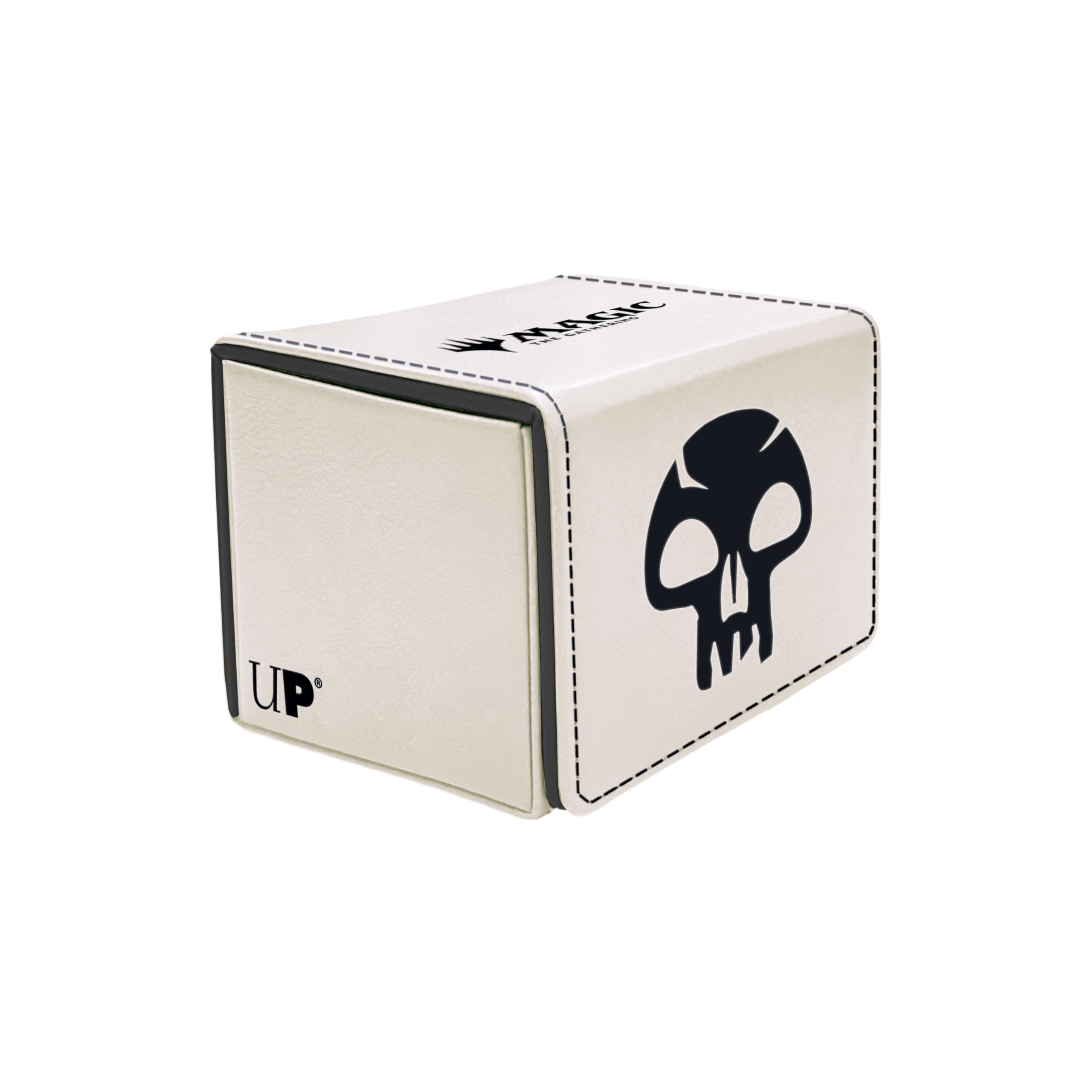Ultra PRO - Mana 8 Alcove Edge Deck Box - Swamp for Magic: The Gathering, Store & Protect up to 100 Standard Size MTG Cards, Great for Commander Deck, Side Loading Deck Box, Premium Leatherette Finish