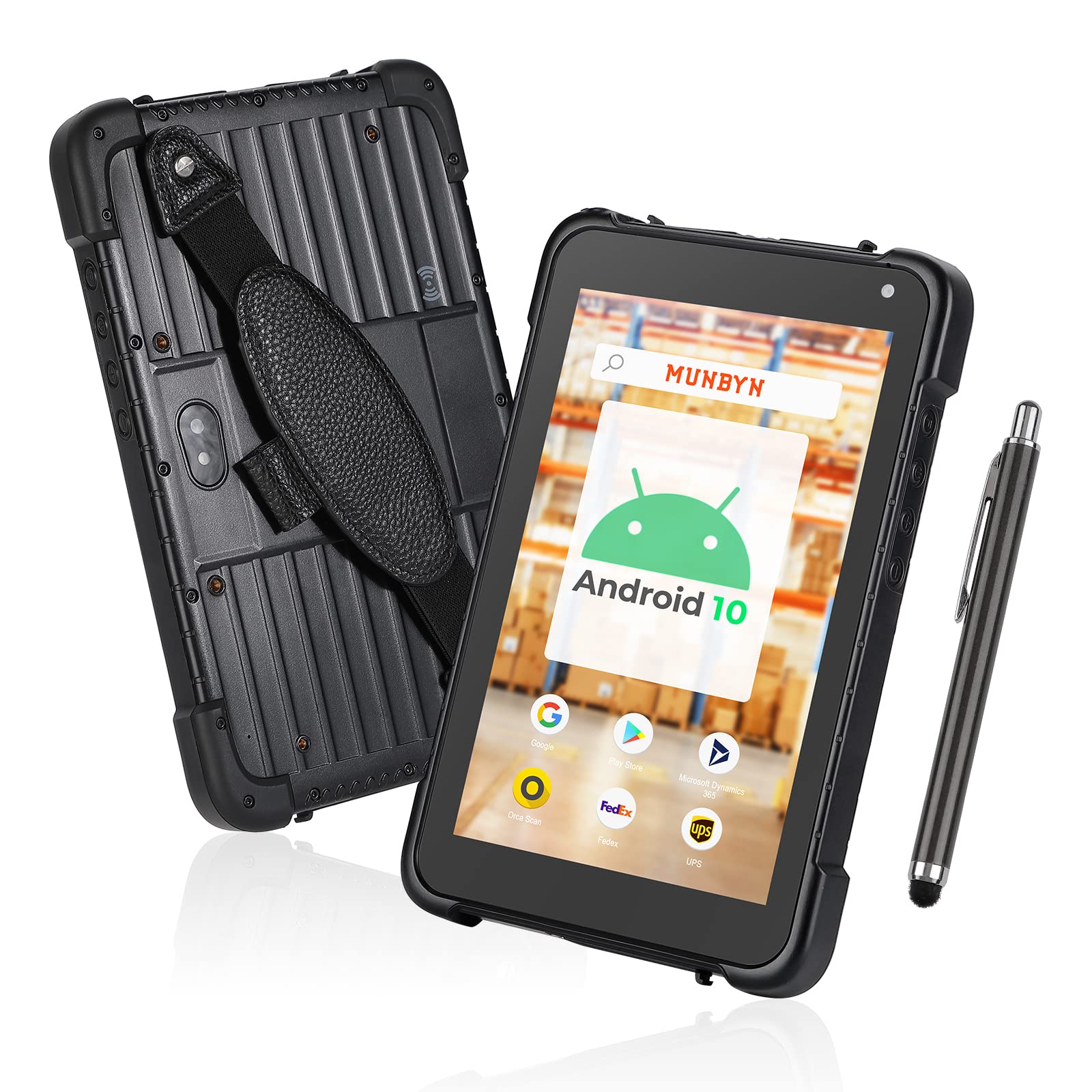MUNBYN 2023 New Android Scanner and Rugged Android 10.0 for Industrial Use Tablet