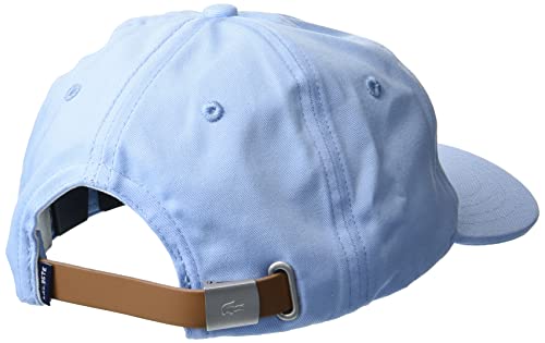 Lacoste Womens Little Croc Twill Adjustable Leather Strap Hat Cap, Overview