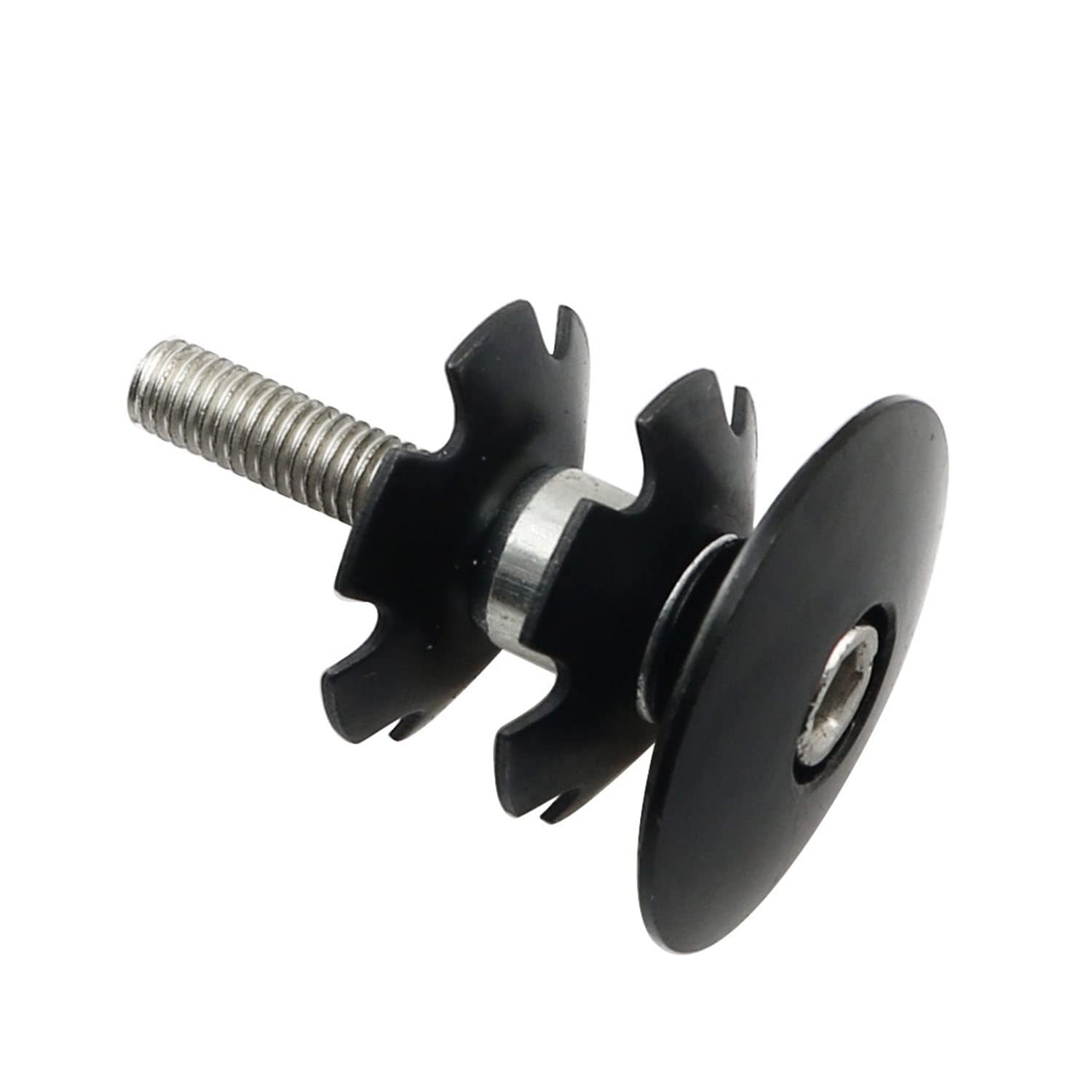 JCBIZ 1set 34mm Threadless Stem Tapered Sealed BMX Bearing Nuts Heavy Duty Headset Top Cap Bearings for Mountain MTB Bike
