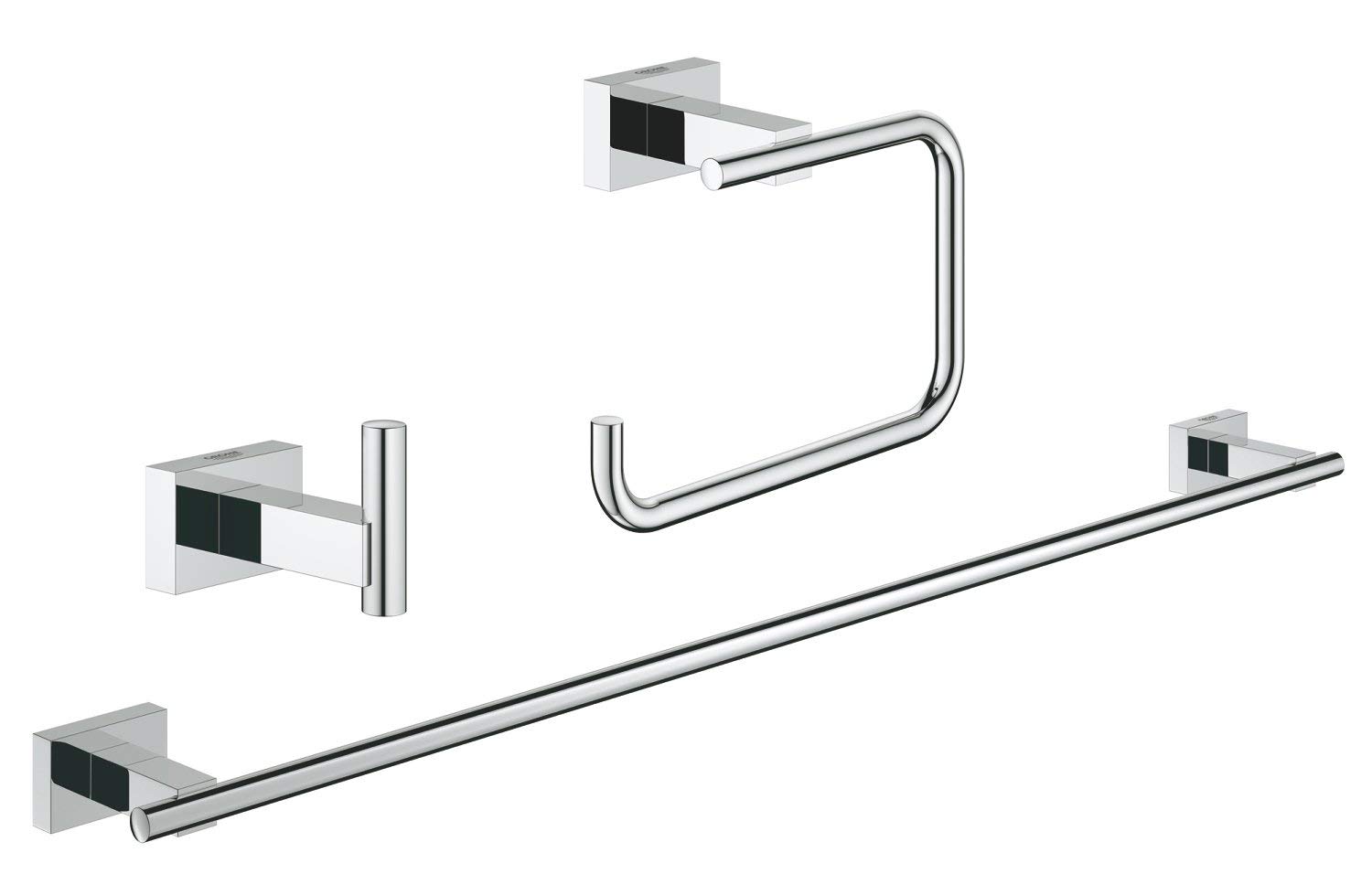 Grohe Essentials Cube City Bathroom Set 3-In-1