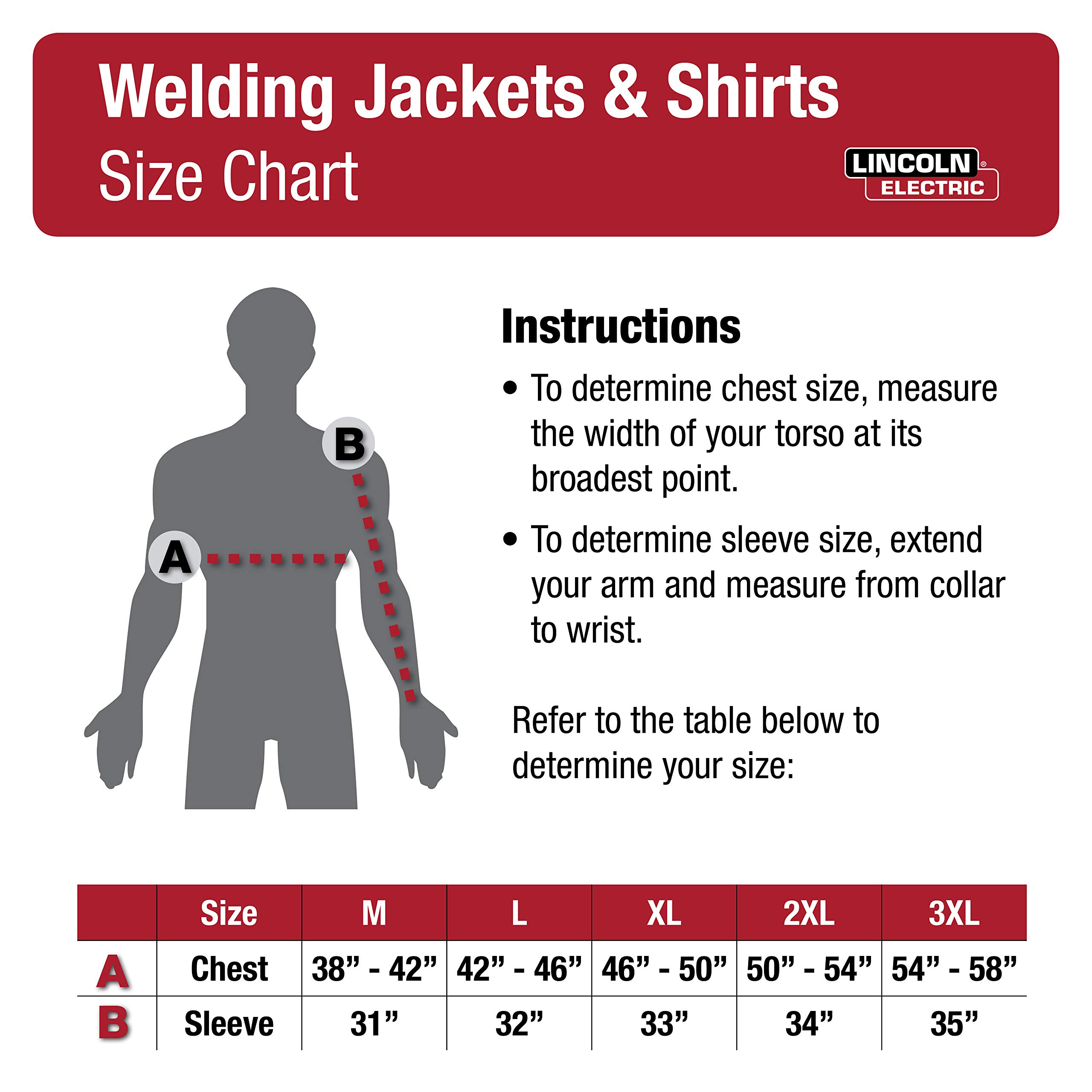 Lincoln Electric Premium Flame Resistant (FR) Cotton Welding Jacket | Comfortable | Black | Medium | K2985-M