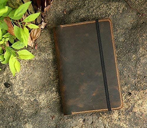 Personalized Leather cover for Leuchtturm 1917 Medium A5 Notebook/Minimalist leather journal cover for Leuchtturm1917 JOTTBOOK A5 - LA505S