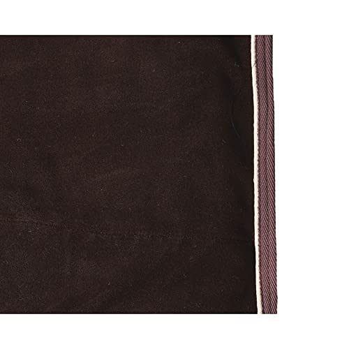 Rider's International by Dover Saddlery Cozy Neck Fleece Cooler, Size 80, Chocolate/Ivory