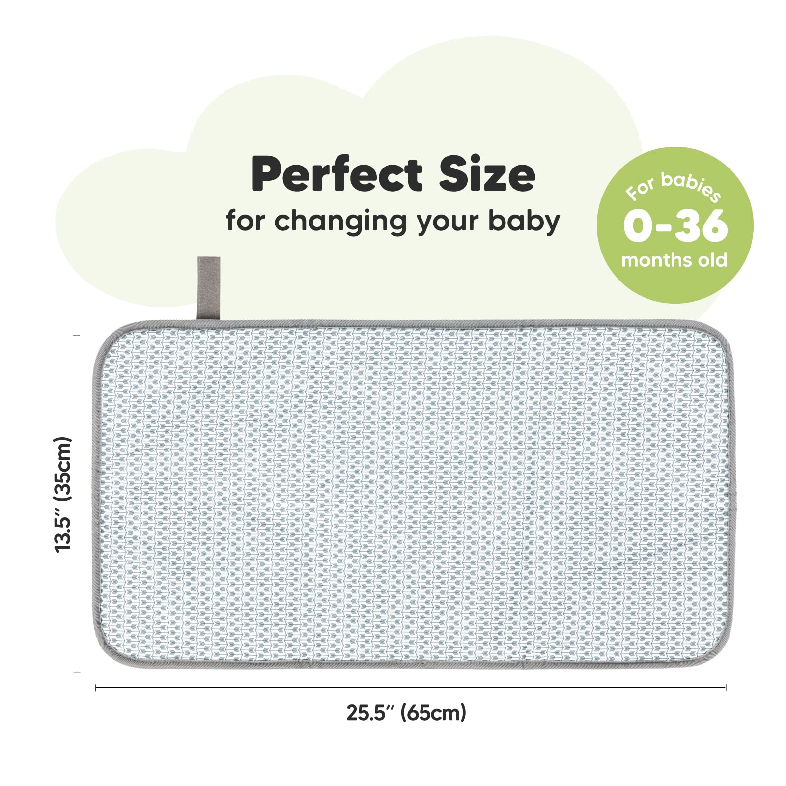 KeaBabies Baby Diaper Caddy Organizer and Portable Diaper Changing Pad - Large Baby Organizer - Waterproof Foldable Baby Changing Mat - Diaper Organizer For Changing Table - Travel Diaper Change Mat