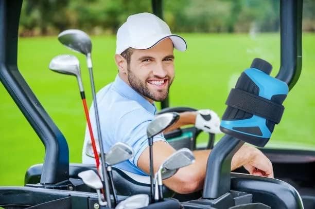 HomeMount Golf Rangefinder Magnetic Holder - Adjustable Strap Range Finder Accessories for Golf Cart Railing