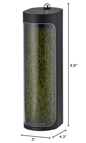 Mosslab Moss Air - Living Moss Humidifier | Aesthetic & Relaxing | Mindfulness & Meditation | Easy-Care Indoor Plants | Terrarium & Tabletop Decor | Mist Waterfall | Portable & Whisper-Quiet