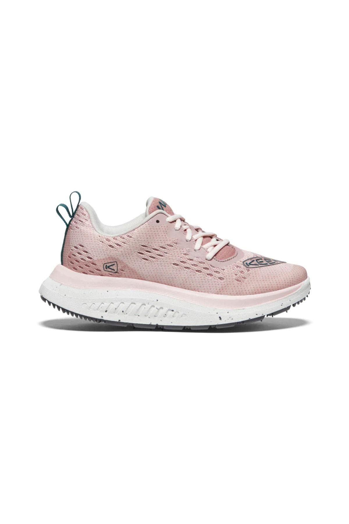 KEEN Women's WK400 Performance Breathable Walking Shoes, Fawn/Peach Whip, 7