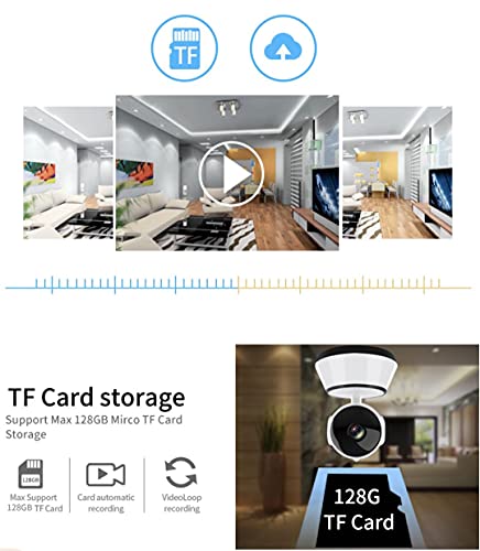 Qiocobo Smart pet Camera for Dog Cat,2 Way Audio Voice Interaction, pet Monitor Detection Alarm, Night Vision Security Camera, Picture Alarm Push