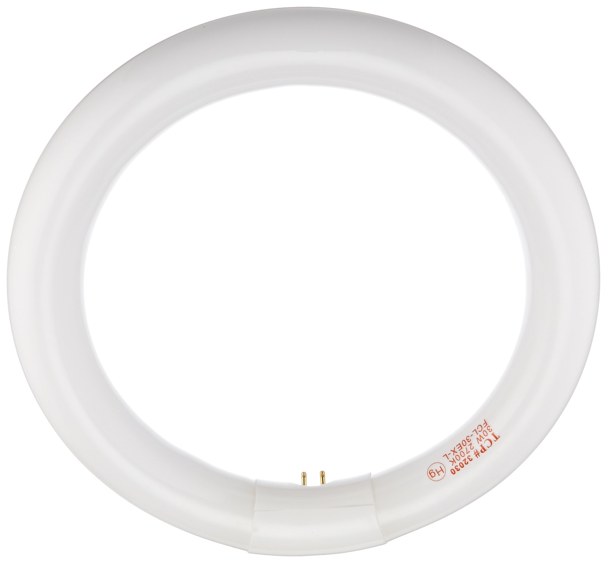 TCP CFL Circle Lamp, 130W Equivalent, Soft White (2700K) T6 Circline Lamp