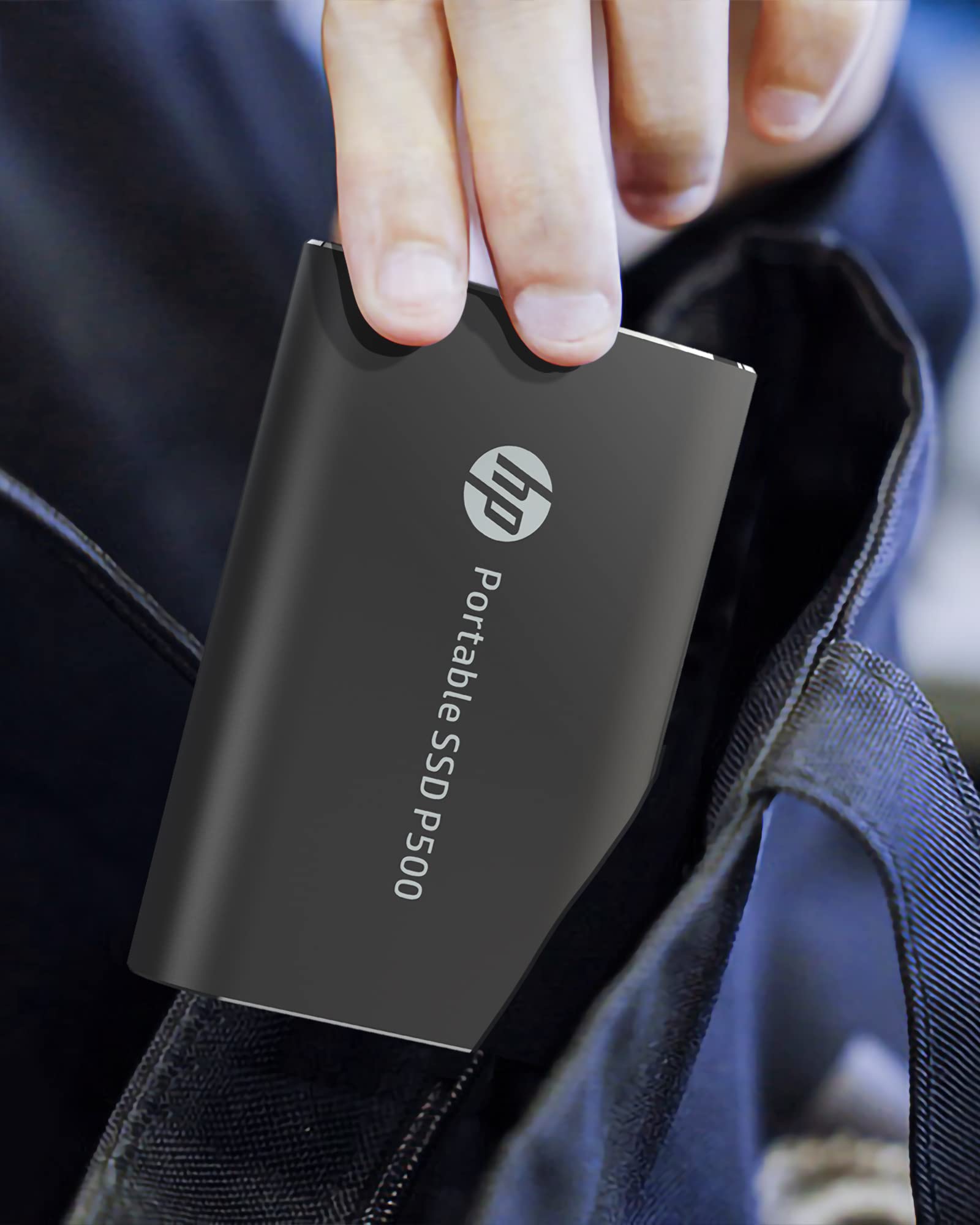 HP P500 500GB USB-C External Solid State Hard Drive USB 3.2 Gen 1 Type C SSD Up to 420MB/s - 7NL53AA#ABC