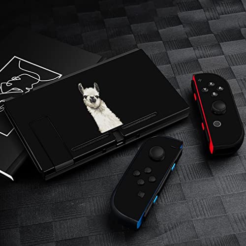 Llama Sticker Decal Stickers Cover Set Full Wrap Skin for Switch Protection Faceplate Sticker for Switch