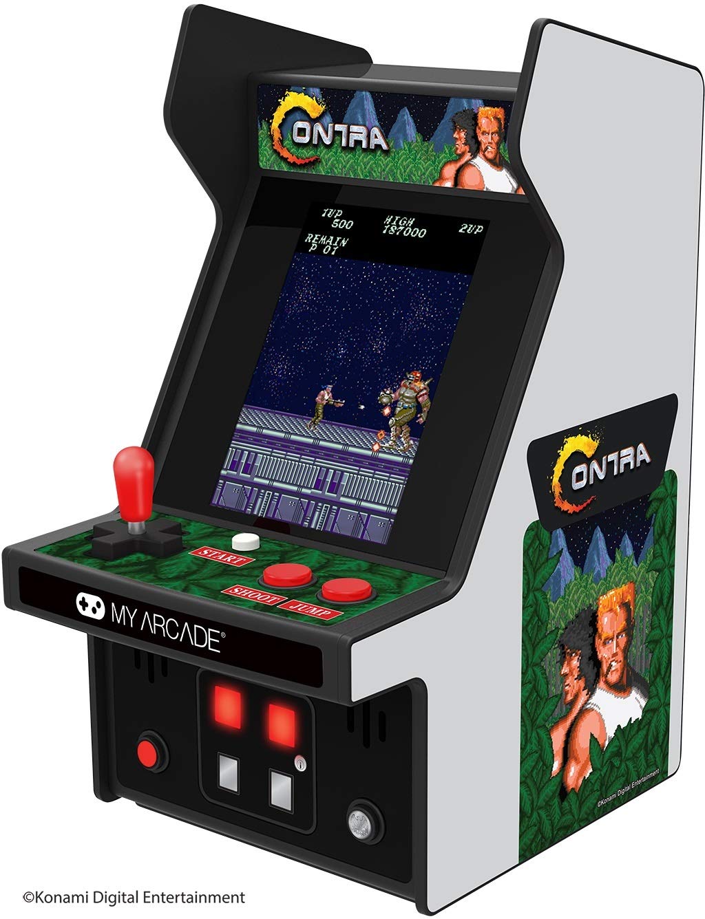My Arcade Contra Micro Player (DGUNL-3280) and Pac-Man Micro Player Mini Arcade Machines