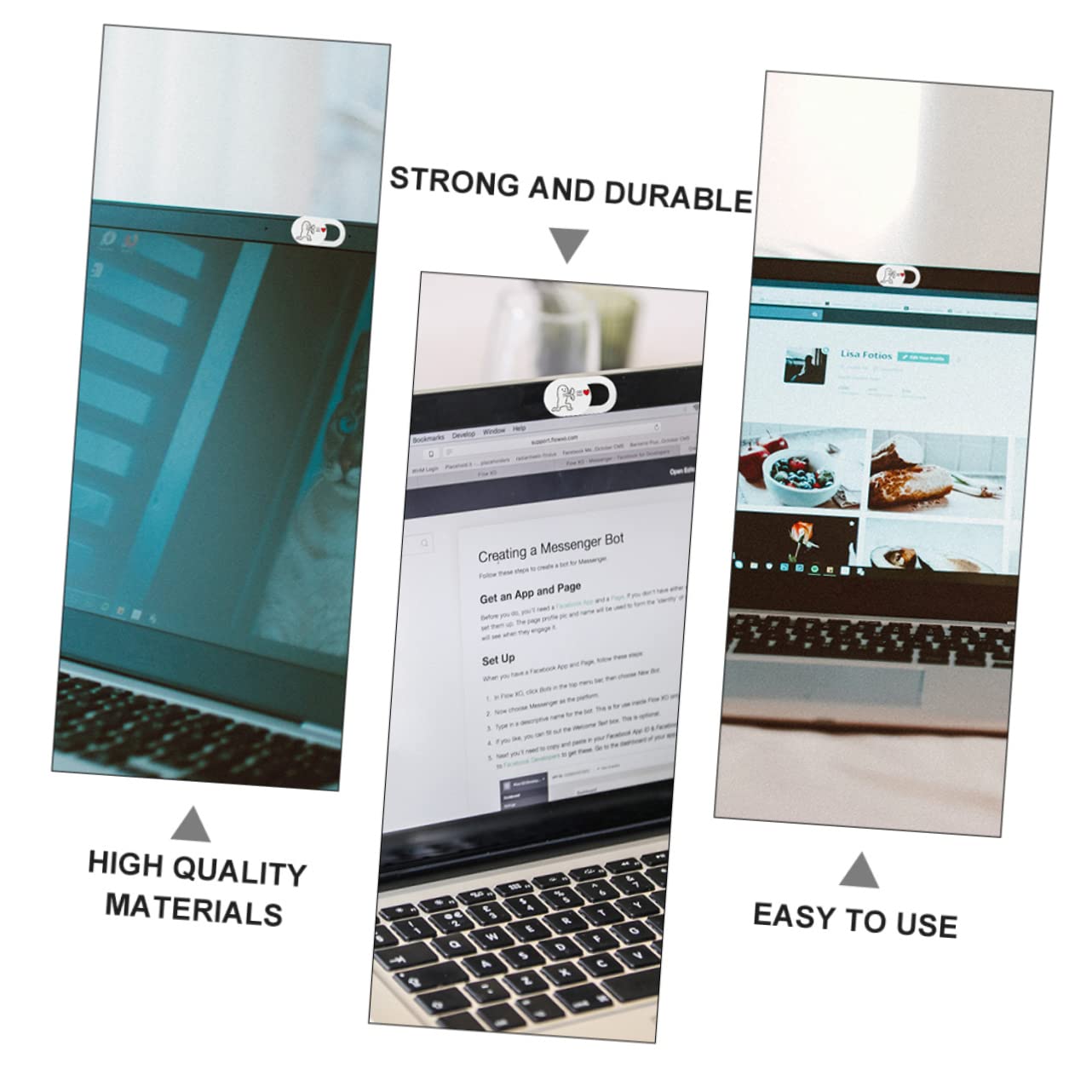 SOLUSTRE Paddle Board Mount Camera 3pcs Camera Privacy Cover Computer Appendix Bride Groom Figurine