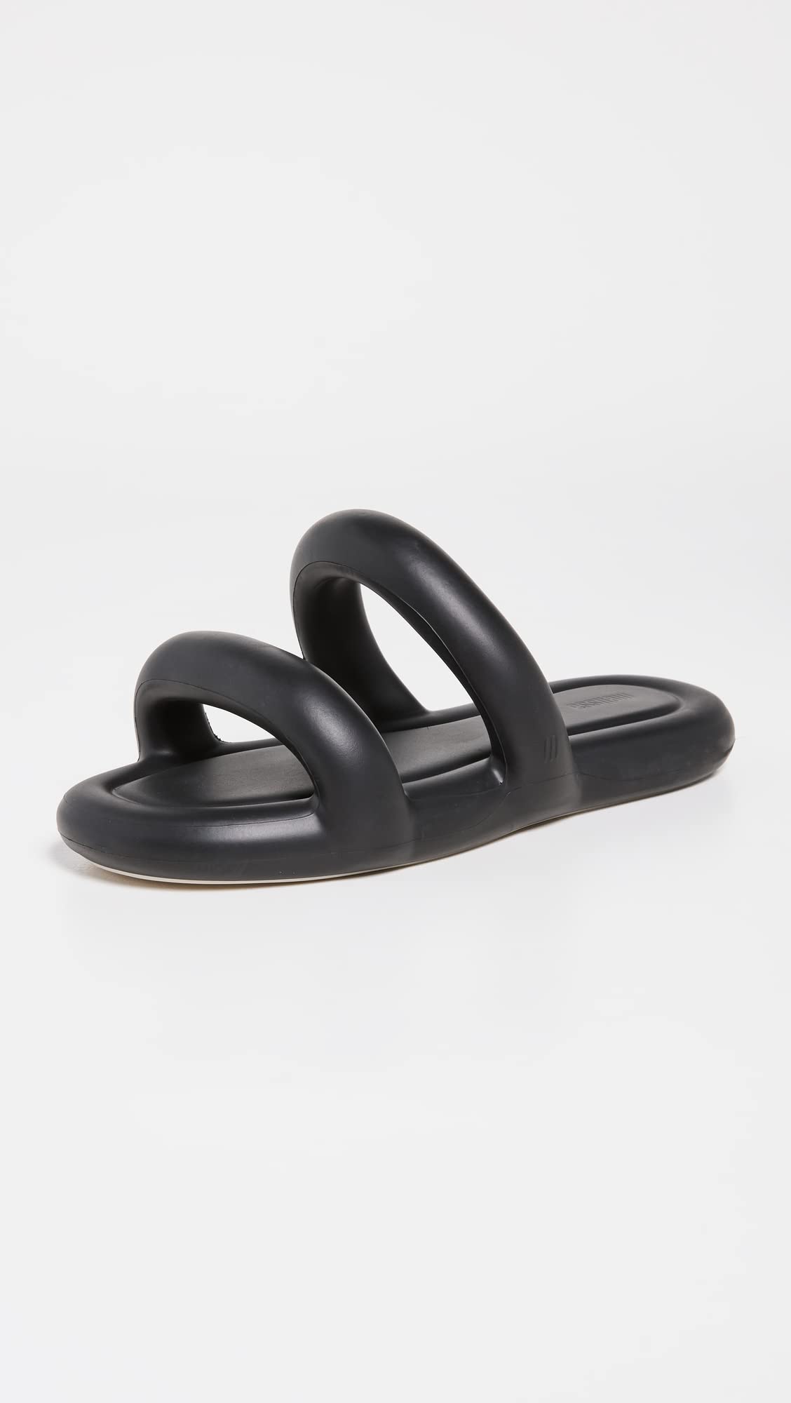 Melissa Women's Free Bloom Sandals, Black, 8 Medium US