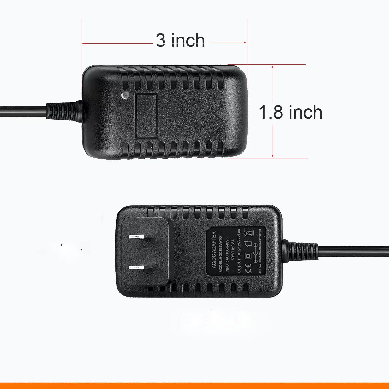 PDAPTMAG Charger Replacement for Waterpic WP360 WP360W WP462 WP462W WP450 WP450W Water Flosser Charger Cord AC Adapter Supply Black