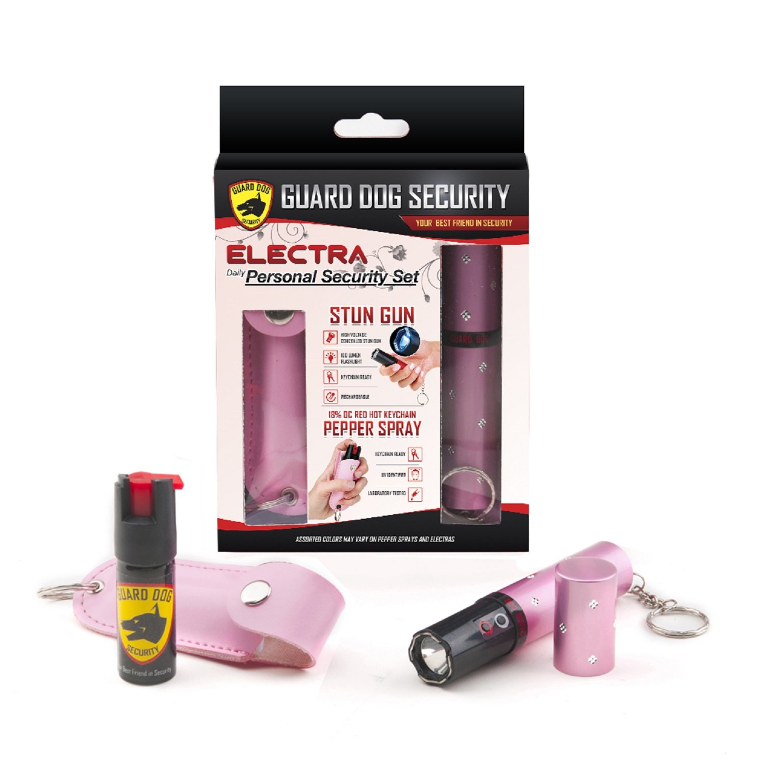 Guard Dog Electra Gift Set, Pink/Pink