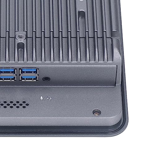 Industrial Tablet PC, Quiet 100β240V Sensitive Rugged Touchscreen Tablet Efficient Heat Dissipation Single Point Control Dustproof for Electronic Education (US Plug)