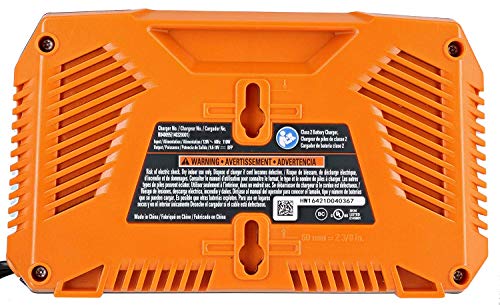 Ridgid 18 Volt Dual Chemistry Charger - (Non-Retail Packaging, Bulk Packaged)