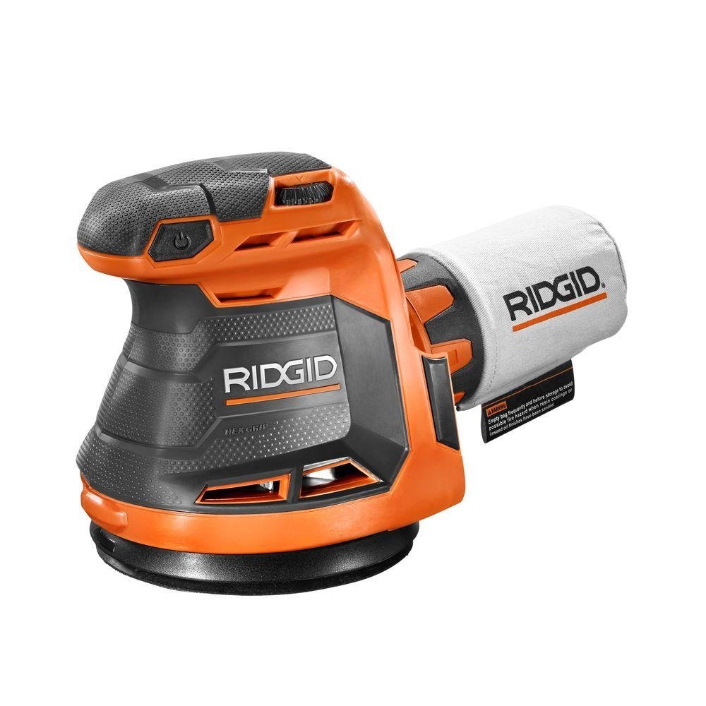 Ridgid R8606B GEN5X 18-Volt 5 in. Cordless Random Orbit Sander (Tool-Only, Battery and Charger NOT Included) (Renewed)