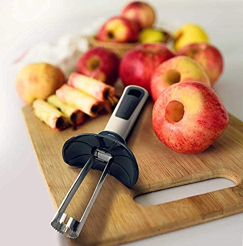 Mueller Premium Apple Corer - Easy to Use and Durable Core Remover for Pears, Bell Peppers, Fuji, Honeycrisp, Gala and Pink Lady Apples even Cupcakes β Surgical Stainless