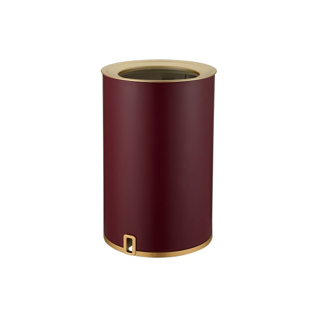 GRFIT Trash can 8L Round Open Top Trash Can and Recycle Bin, Garbage Can for Home Office Restaurant Restroom, Large 8 Inch Opening Kitchen Trash Can (Color : D)