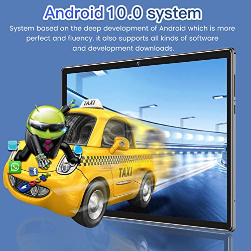Pegau 10 Inch Tablet, 2.4G 5G Dual Band 4G Network US Plug 100240V Tablet PC Front 5MP Rear 8MP for 10.0 for Student