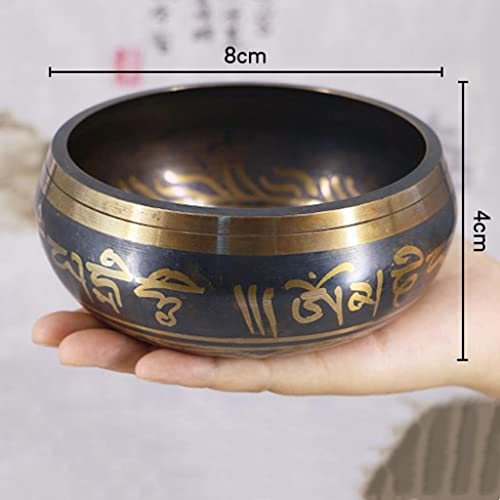 N/A Handmade Buddha Sound Bowl Yoga Meditation Singing Bowl Prayer Bowl Metal Home Ornaments