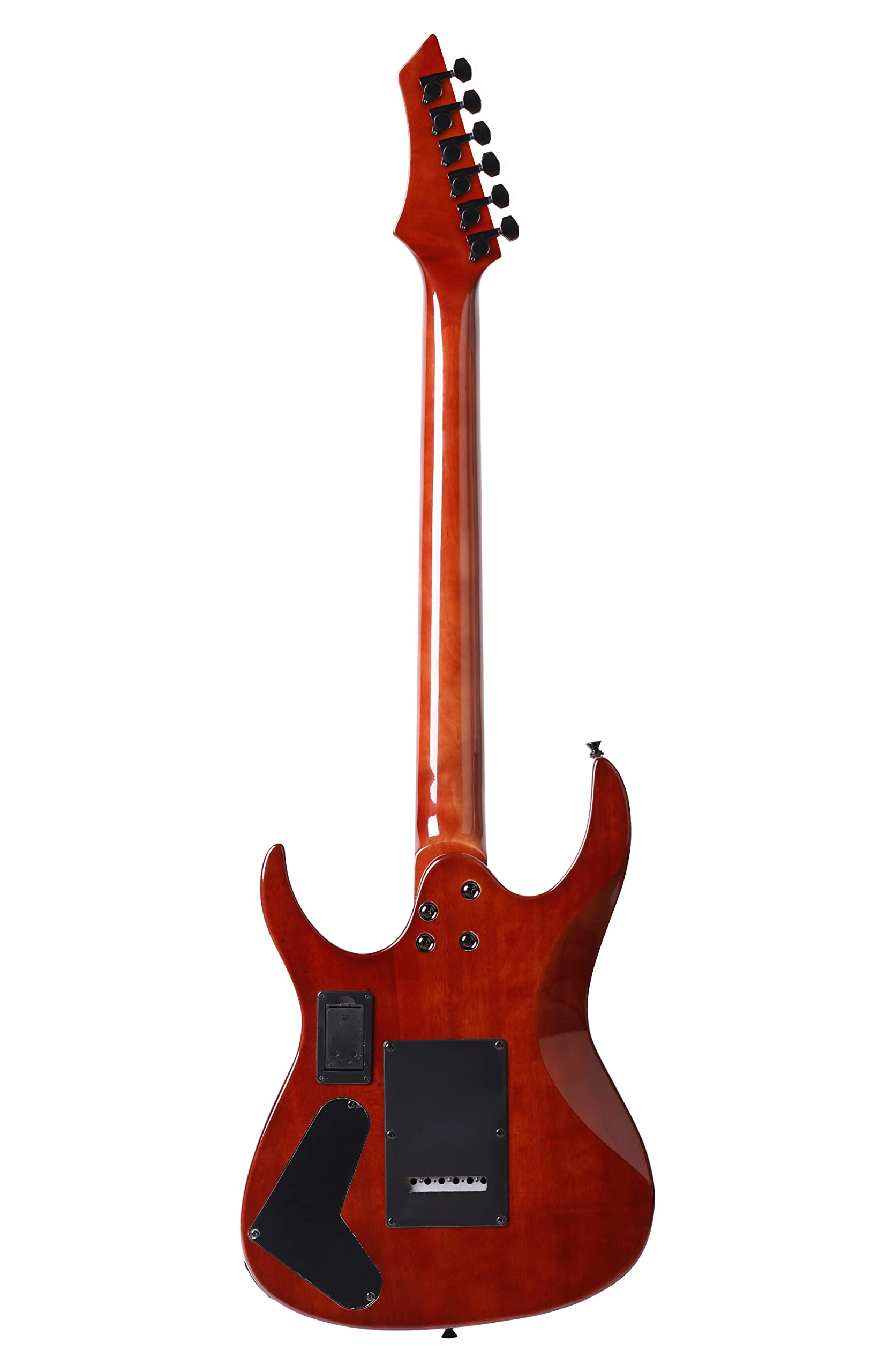 Leo Jaymz Full Size Electric Guitar Storm Series - Mahogany Body,Maple Neck and Rosewood Fingleboard - Customized Active Pickups,Wilkinson 2-point Bridge(Green)