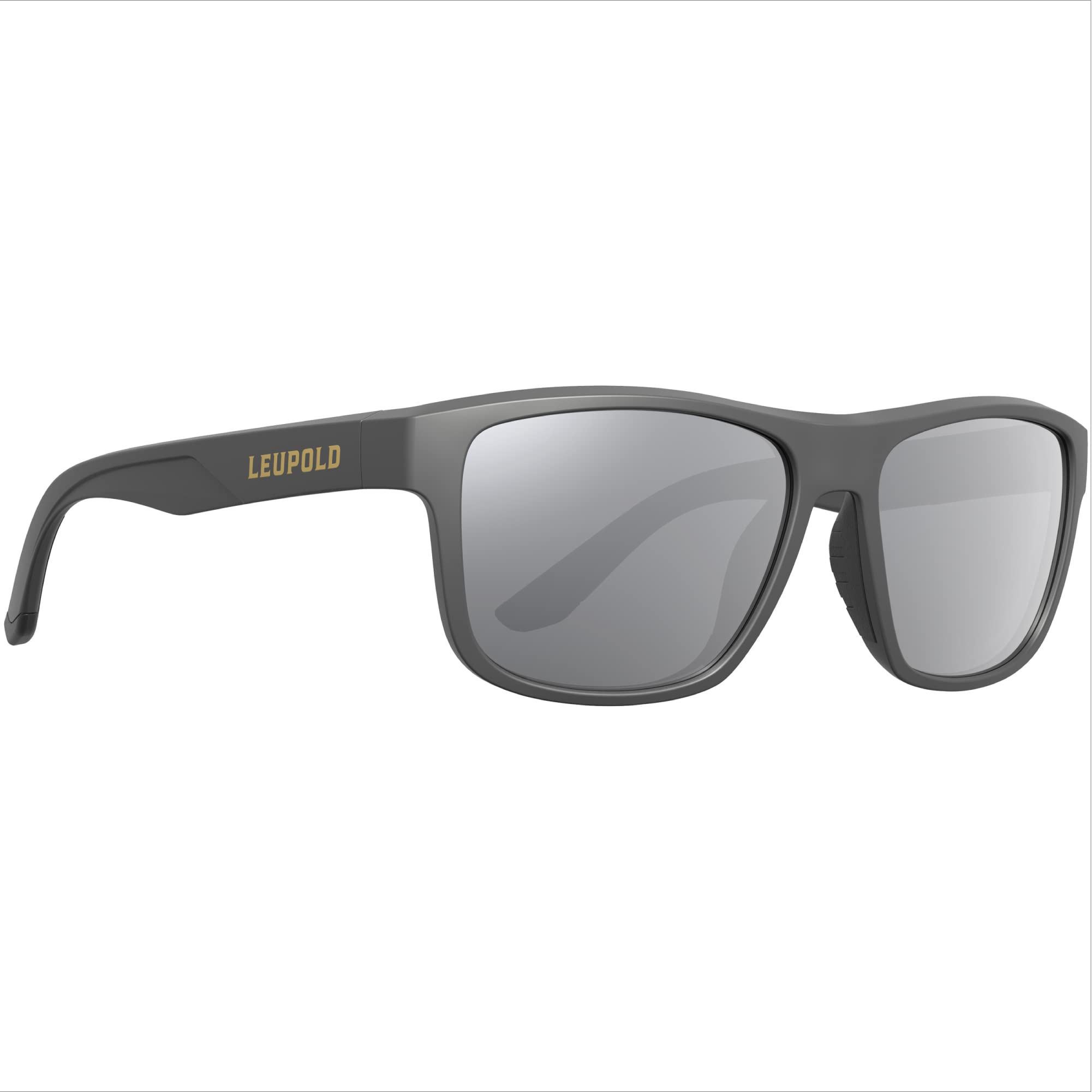 Leupold Katmai Performance Eyewear with Matte Black Frames and Shadow Gray Flash Polarized Lenses