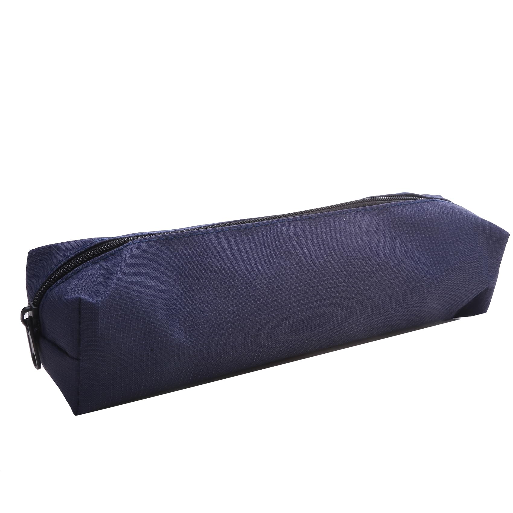 Pen Case Cosmetic Makeup bag,Stationery Pouch Oxford Cloth Small Pencil Pouch Zipper Bag for Pens,Pencils,Markers (Navy blue)