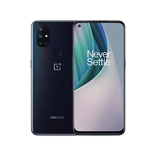 OnePlus Nord N10 5G, Euro 5G /Global 4G LTE, International Version (No US Warranty), Midnight Ice 128GB, 6GB - GSM Unlocked (T-Mobile, AT&T, Metro) - 64GB SD Bundle