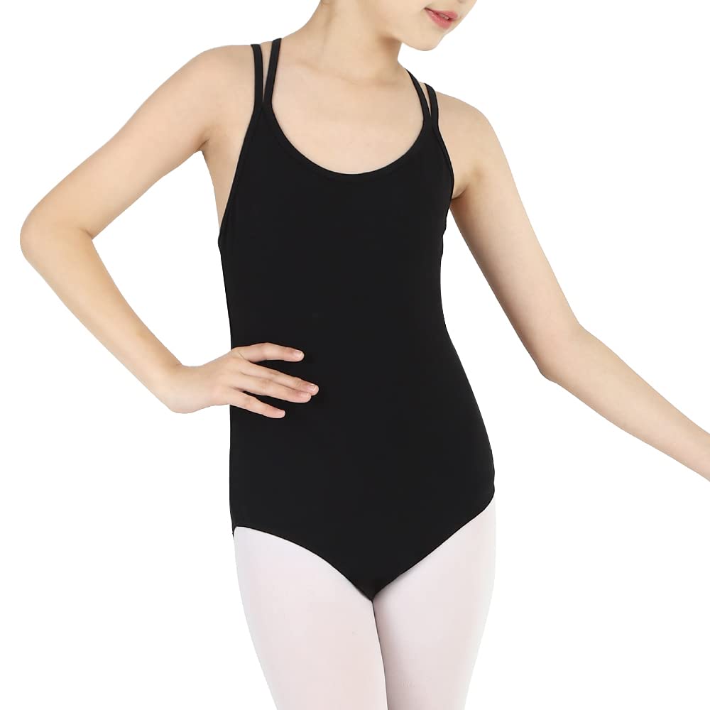 Leotard for Girls Ballet Dance Back Cross Gymnastics Camisole
